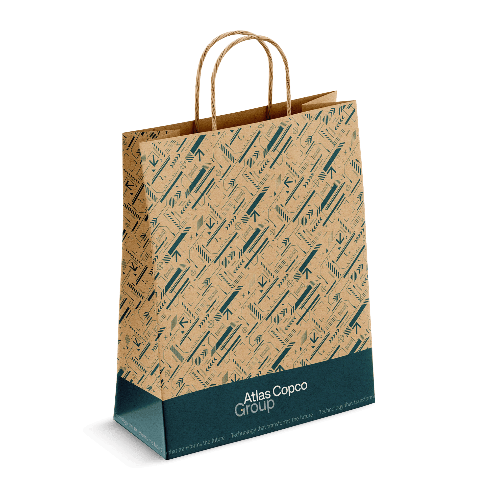 Paper Bag Large - Certified Atlas Copco Group Profilestore